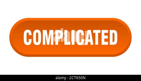 complicated button. rounded sign isolated on white background Stock Vector Image & Art - Alamy