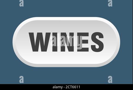 wines button. rounded sign isolated on white background Stock Vector ...