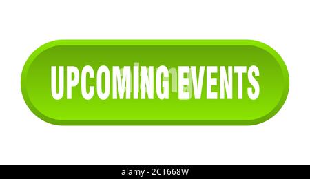 upcoming events button. rounded sign isolated on white background Stock ...