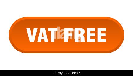 vat free button. rounded sign isolated on white background Stock Vector ...