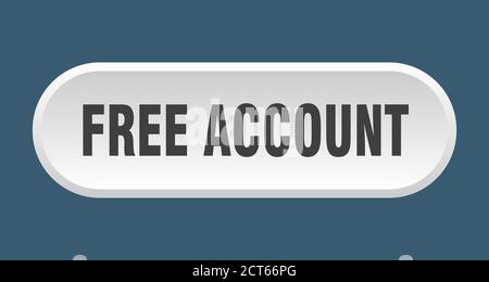 free account button. rounded sign isolated on white background Stock ...