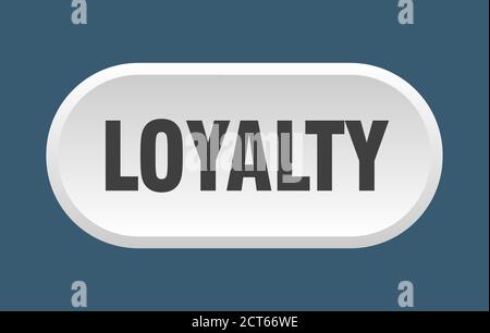 loyalty button. rounded sign isolated on white background Stock Vector ...