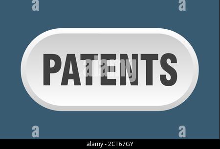 patents sign. rounded isolated sticker. white button Stock Vector Image ...