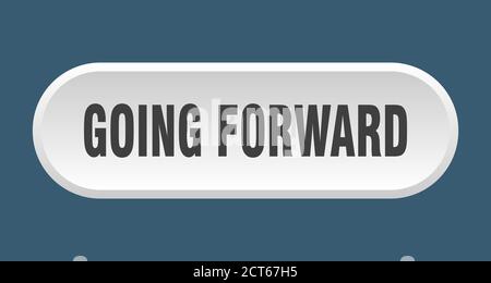 going forward button. rounded sign isolated on white background Stock ...