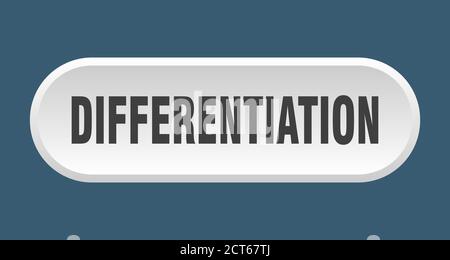 differentiation button. rounded sign isolated on white background Stock ...