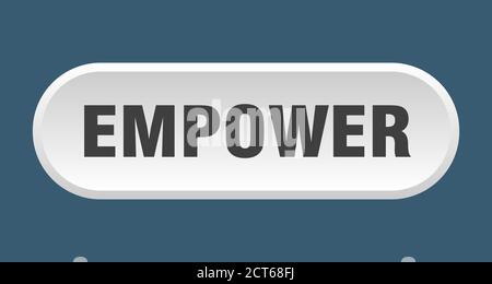 empower button. rounded sign isolated on white background Stock Vector ...