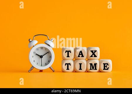 Annual financial budget and saving plan design concept with laptop ...