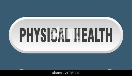 physical health button. rounded sign isolated on white background Stock ...