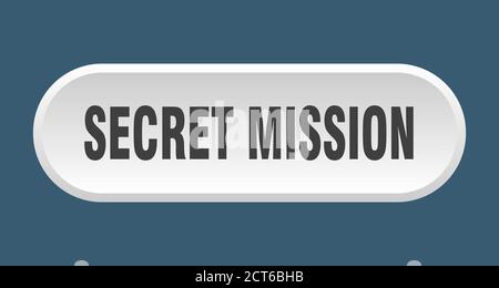 secret mission button. rounded sign isolated on white background Stock ...