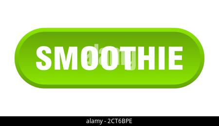 smoothie button. rounded sign isolated on white background Stock Vector ...