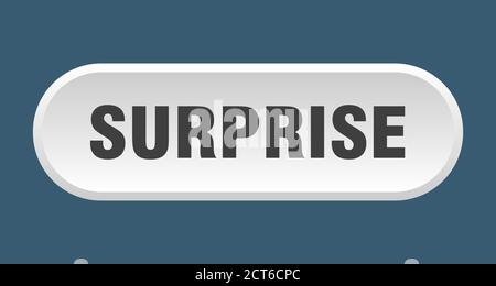 surprise button. rounded sign isolated on white background Stock Vector ...