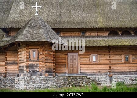 Wooden church in Leud, part of the UNESCO listed 'Wooden Churches of ...