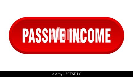 passive income button. rounded sign isolated on white background Stock ...