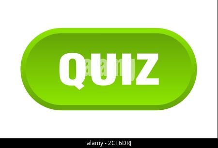 quiz button. rounded sign isolated on white background Stock Vector ...