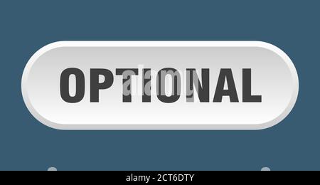 optional button. rounded sign isolated on white background Stock Vector ...