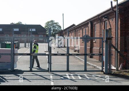 Shorncliffe Barracks, Cheriton, Kent Stock Photo - Alamy