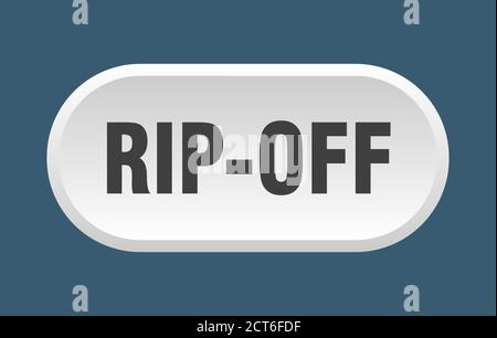 rip-off button. rounded sign isolated on white background Stock Vector ...