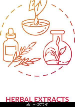 Herbal extracts concept icon Stock Vector Image & Art - Alamy
