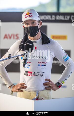 OGIER Sebastien (FRA), TOYOTA Yaris WRC, portrait during the 2021 Rally ...