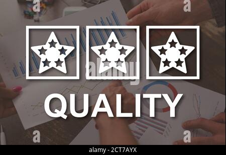 Rating concept illustrated by a picture on background Stock Photo - Alamy