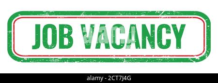 JOB VACANCY text green banner unemployment banner gear wheel. Find work ...