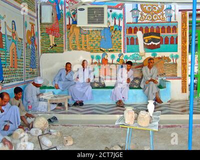 Egyptian men in traditional dress, Cairo, Egypt Stock Photo - Alamy