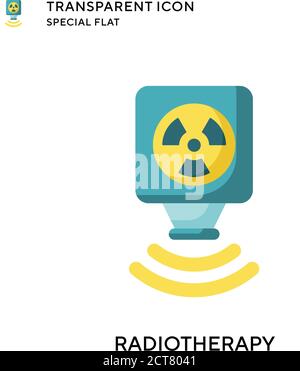 Radiotherapy vector icon. Modern vector illustration concepts. Easy to ...