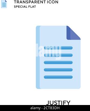 Align Justify Icon. Justified Word Document Text Edit Paragraph Page ...