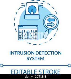 Intrusion detection system concept icon Stock Vector Image & Art - Alamy