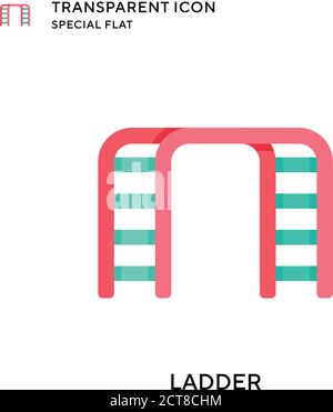 metal step ladder safety game pixel art vector illustration Stock ...