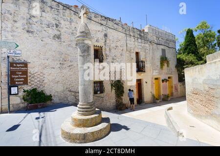 St. Agatha's Historical Complex and Catacombs in Rabat, Malta Stock ...