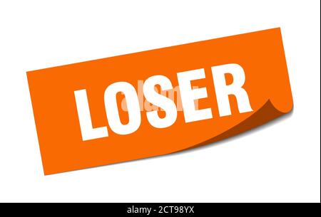 loser sticker. loser square isolated sign. loser label Stock Vector ...