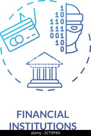 Financial institutions concept icon Stock Vector Image & Art - Alamy