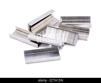 Staples isolated on white background Stock Photo - Alamy