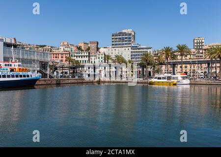 Italy, Genoa, View of Porto Ragerra Stock Photo - Alamy