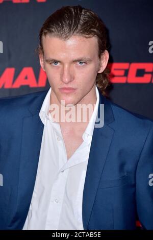 Jacob Melton at the premiere of the Pure Flix film 'Beckman' at the ...