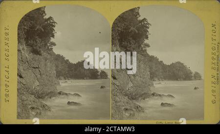 Cliffs, Limon Bay, by Moran, John, 1831-1903 2 Stock Photo - Alamy