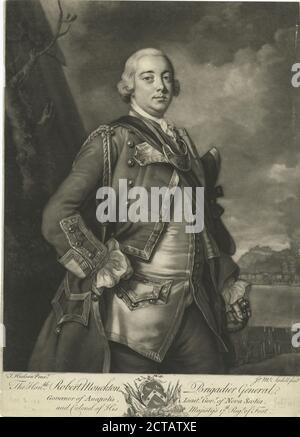 The Honble Robert Monkton Brigadier General Printmakers include James ...
