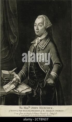 The Honble. John Hancock Stock Photo - Alamy