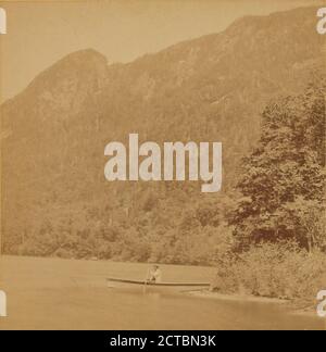Profile Lake & Eagle Cliff, Franconia Notch, from Robert N. Dennis ...