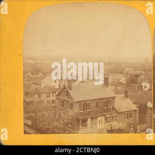 Bird's eye view of Nashua.; Bird's eye view of Nashua Stock Photo - Alamy