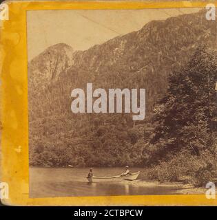 Eagle Cliff from Profile Lake in Franconia Notch State Park of the New ...
