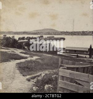 Fishkill Landing, with Newburgh and Snake Hill in the distance, by E ...