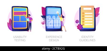 Visual Identity vector concept metaphors Stock Vector Image & Art - Alamy