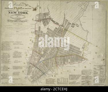 Hooker's new pocket plan of the city of New York Cartographic. Maps ...