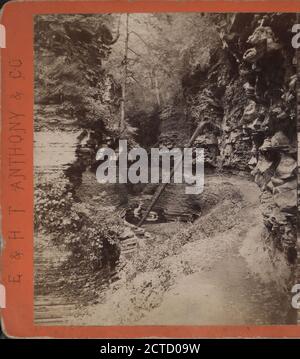Frowning cliff and Narrow Pass (looking west), Glen Difficulty. Section ...