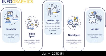 Sleep disorder types brochure template Stock Vector Image & Art - Alamy