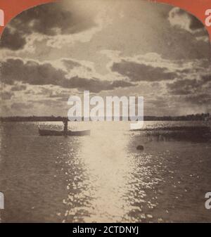 Niagara River, sunset., Curtis, George E. (d. 1910), New York (State ...