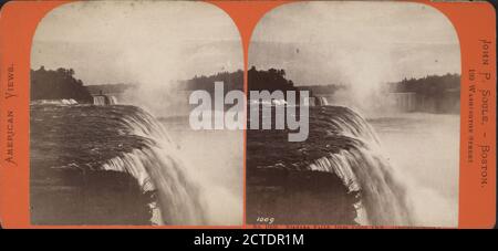 Niagara Falls, from Front View, by Soule, John P, 1827-1904 Stock Photo ...