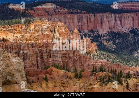 Rainbow Point Overlook in Bryce Canyon National Park, Utah Stock Photo ...